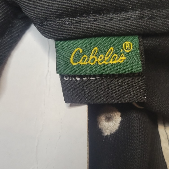 Cabela's | Accessories | Cabelas Signature Logo Hat Black With White ...